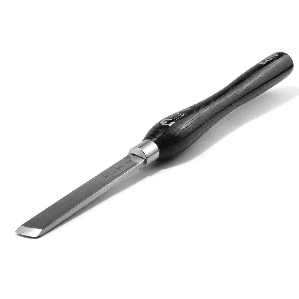 3/4" Skew Chisel Wood Lathe Turning Tool M2 Cryo HSS, Rounded Edge ...