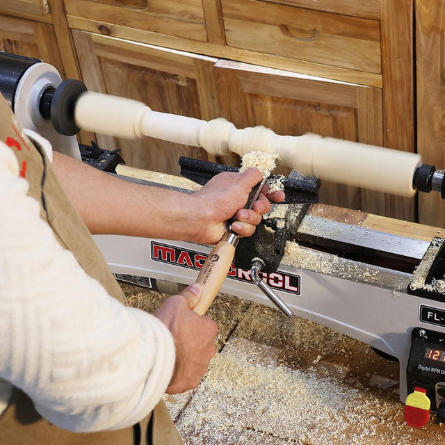 FindBuyTool 12 in. x 21 in. Benchtop Variable Speed Midi Wood Lathe
