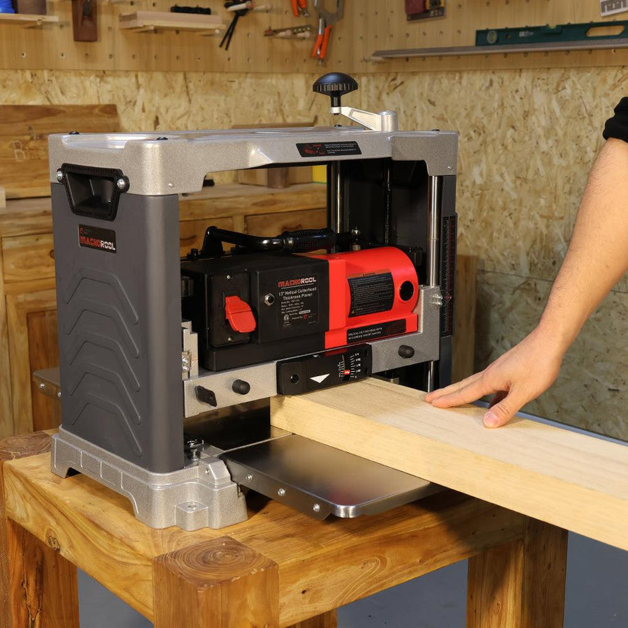 FindBuyTool FB131H 13" Benchtop Wood Helical Head Thickness Planer