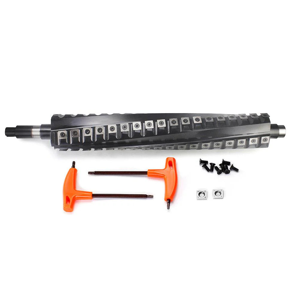 Cabezal de corte helicoidal para combinación de ensambladora y ...