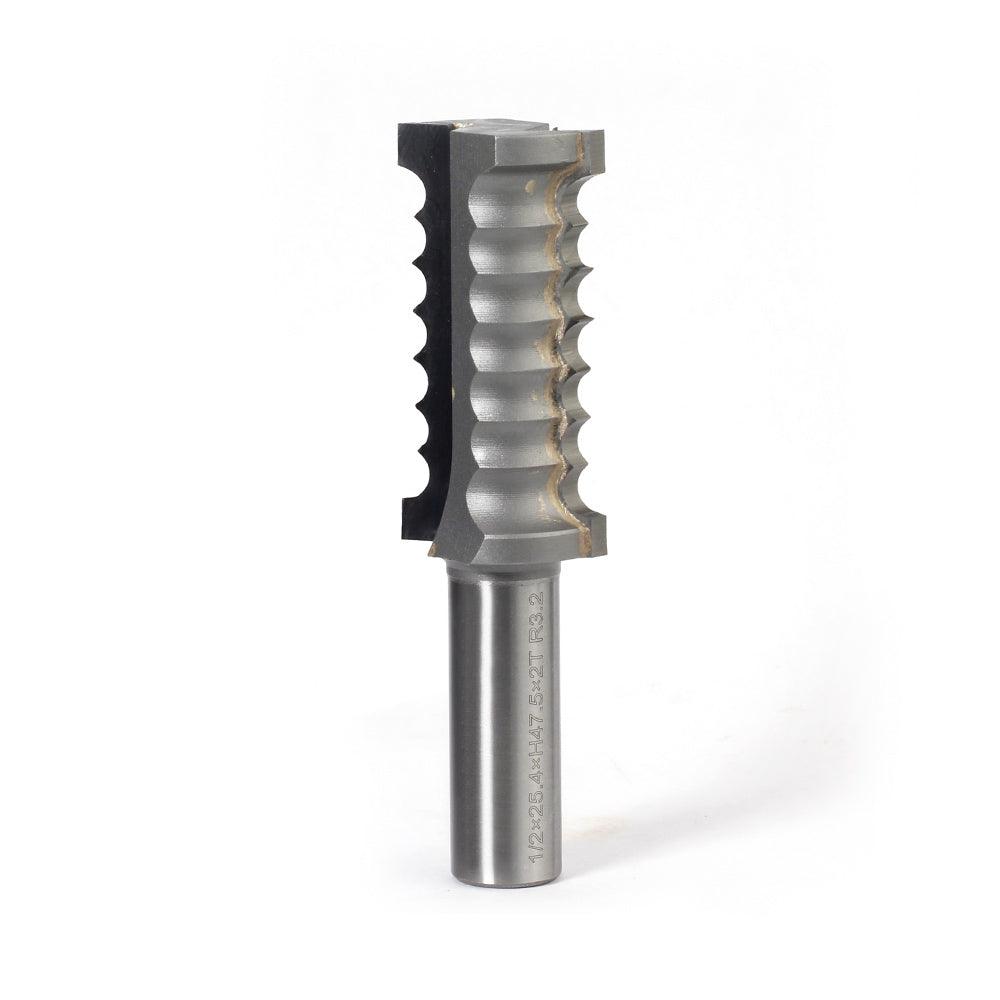 Bead Tenon Molding Router Bit, 1/2" Shank x 1" Dia x 1-3/8" Cutting He ...