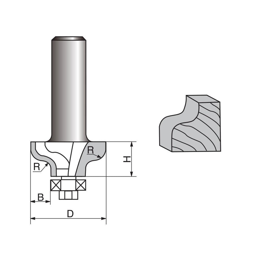 Curved Line Router Bit – FindBuyTool