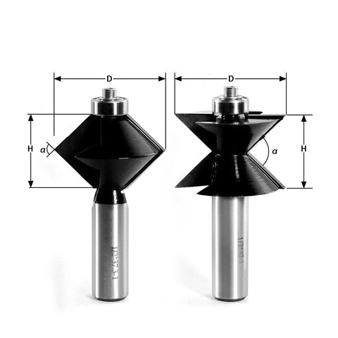 Edge Banding Tongue and Groove V Shape Router Bit Set – FindBuyTool