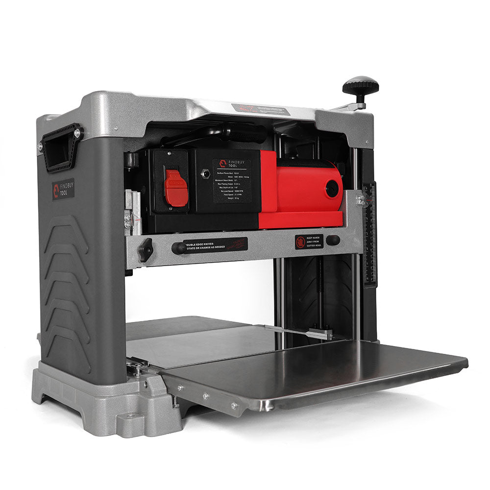 FindBuyTool FB131H 13" Benchtop Wood Thickness Planer with Helical Cut