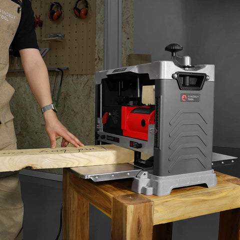 FindBuyTool FB131H 13" Benchtop Wood Thickness Planer with Helical Cut