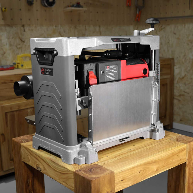 FindBuyTool FB131H 13" Benchtop Wood Thickness Planer with Helical Cut