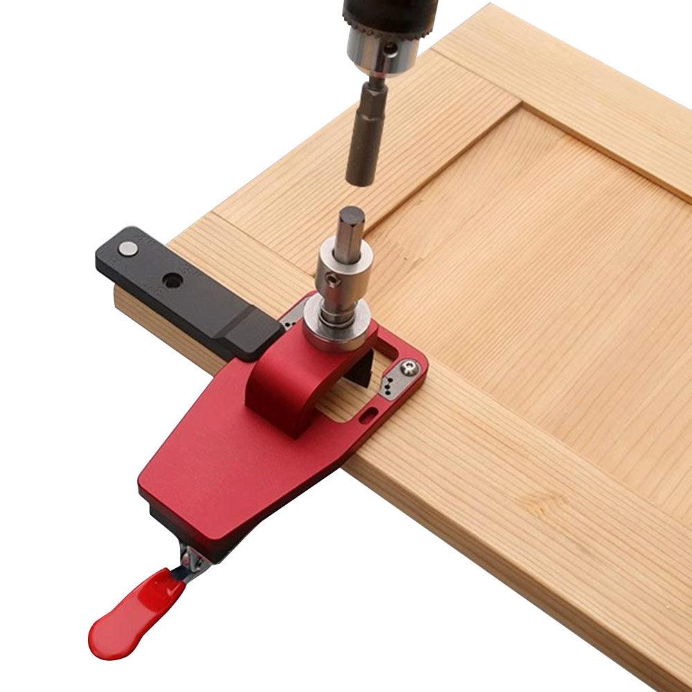 Hinge Hole Drill Guide Jig System – FindBuyTool