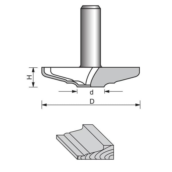 Raised Panel Router Bit-1944 – FindBuyTool