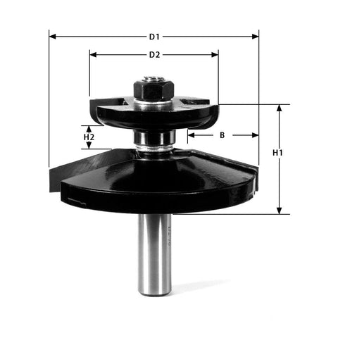 Raised Panel Router Bit with Backcutter – FindBuyTool