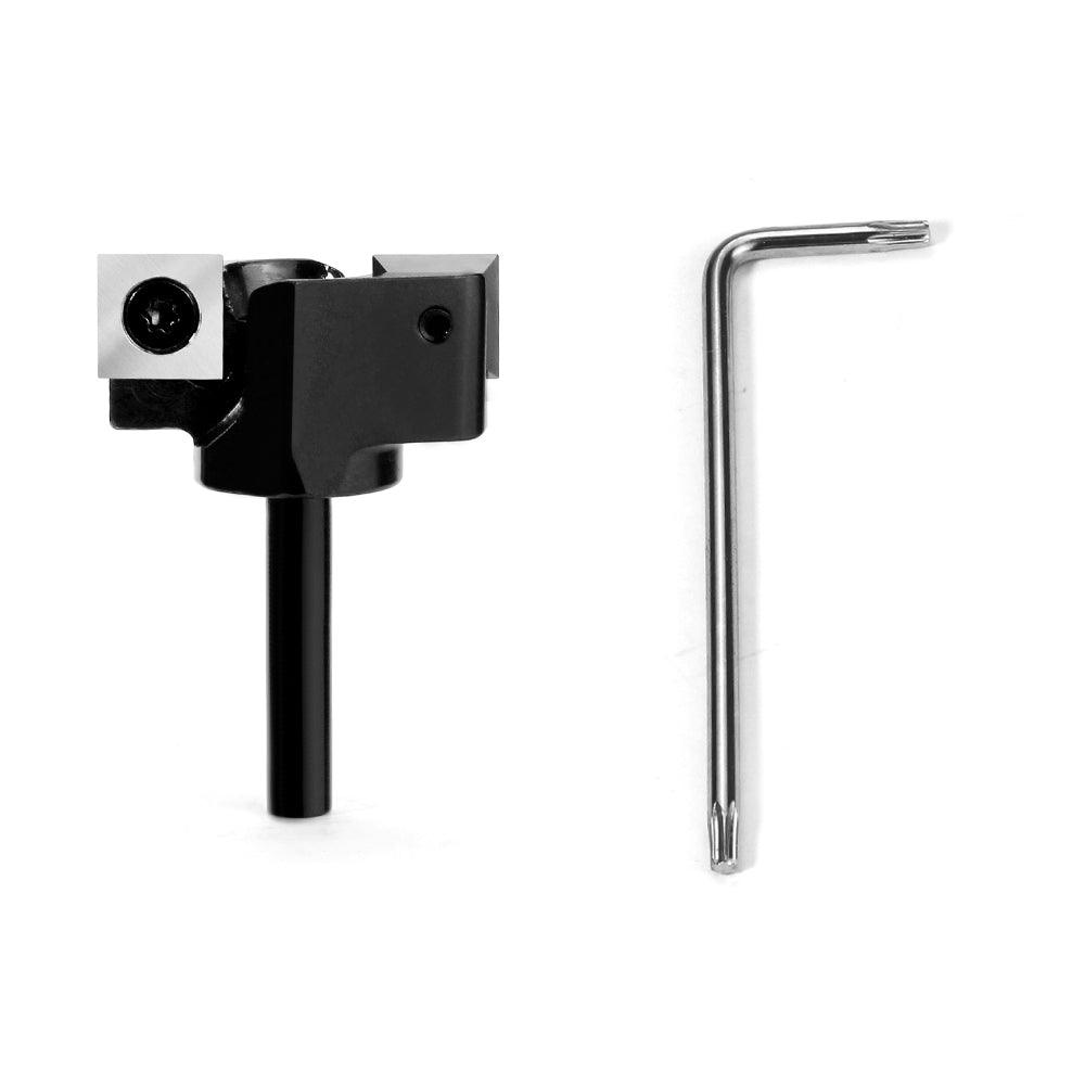 Slab Flattening Router Bit with 2-Wing Carbide Inserts – FindBuyTool