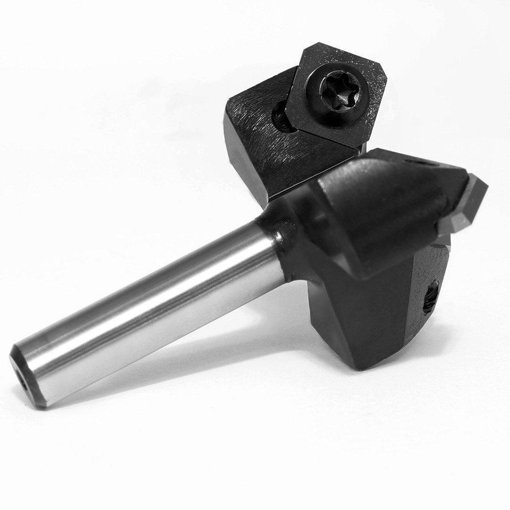 Spoilboard Surface Router Bit with 3 Wings 1/4 Shank 1-1/2 Diameter ...