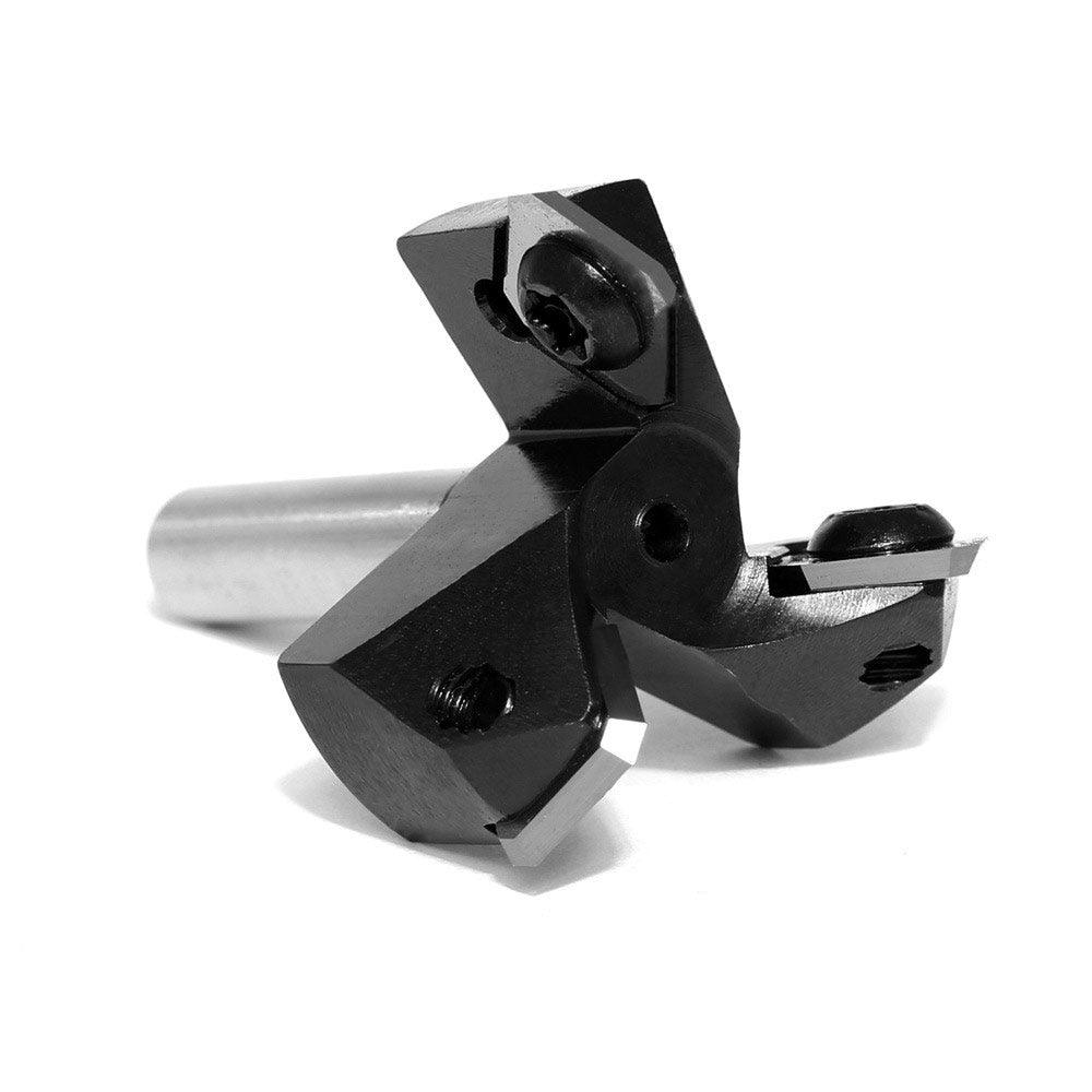 Spoilboard Surface Router Bit with 3 Wings 1/4 Shank 1-1/2 Diameter ...