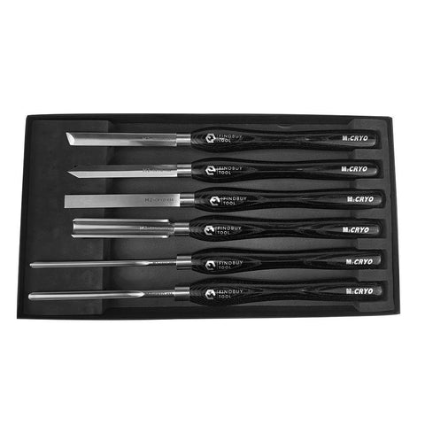 Wood Turning Tool 6Pc M2 Cryo HSS Large Size Lathe Chisel Set – FindBuyTool