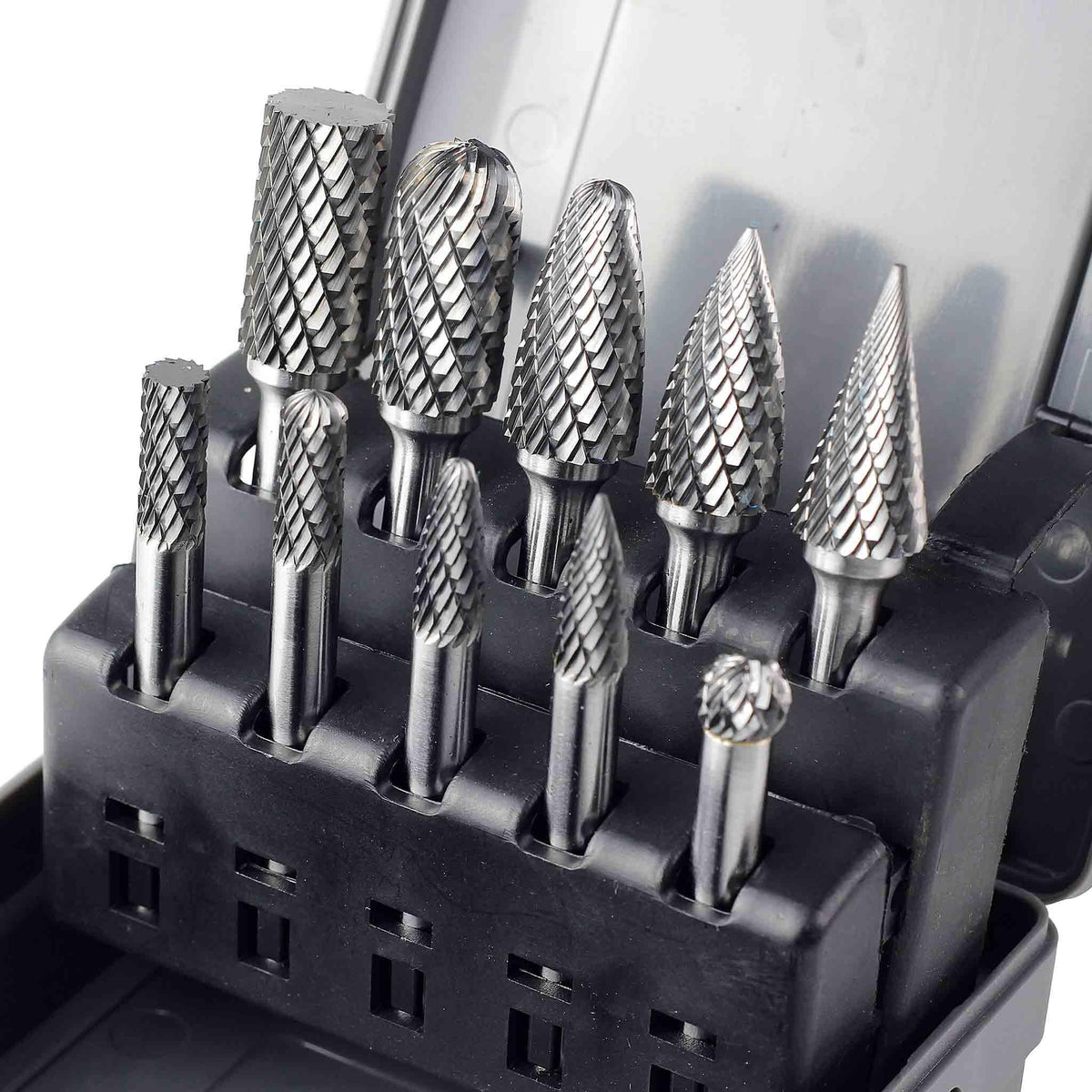 Carbide Burrs OMNI Set 02 1/4 Shank, 10Pcs – FindBuyTool