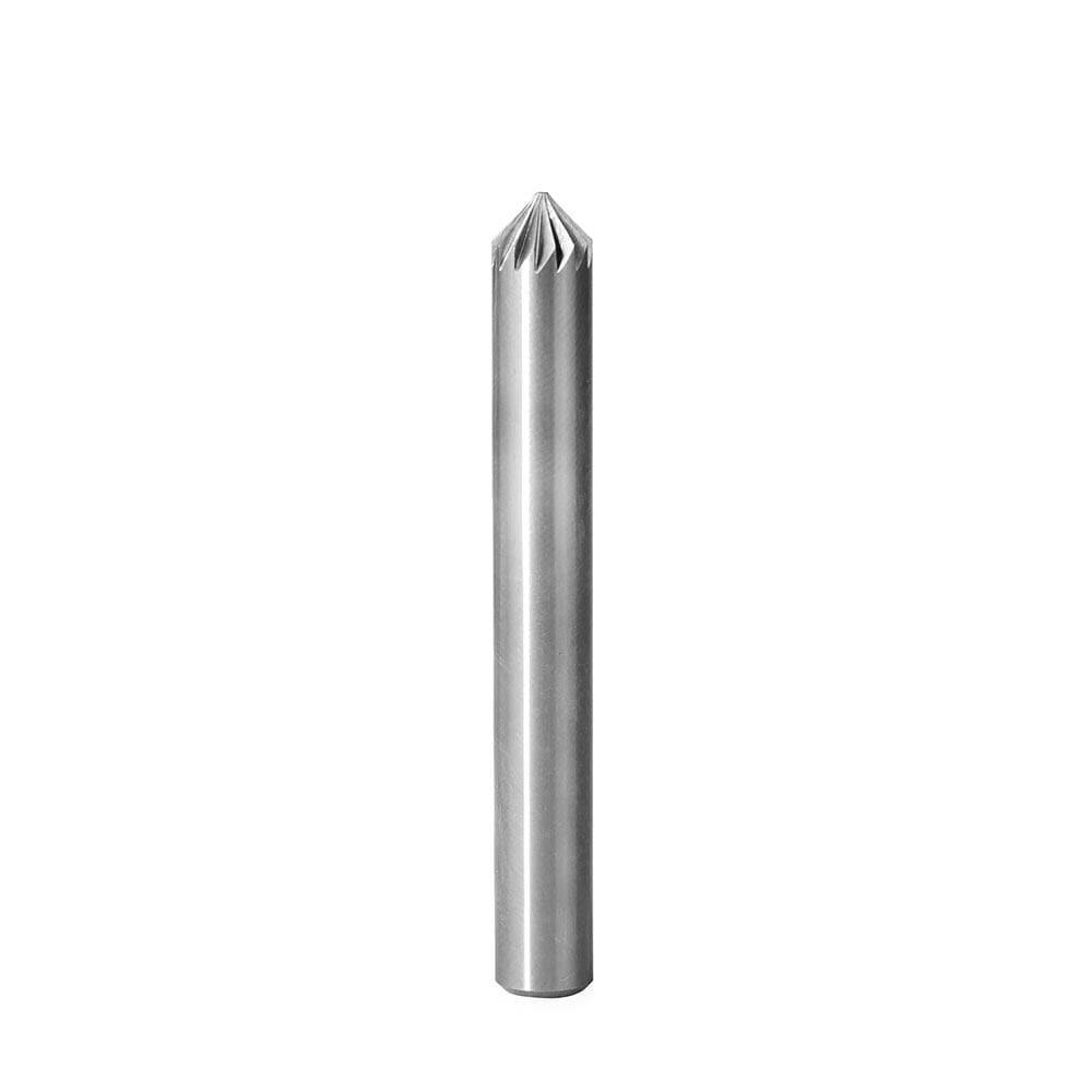 CARBIDE BURR SK-1 CONO 90 ° Cabeze de rango Omni D 1/4 x 1/8l, 1/4 ...