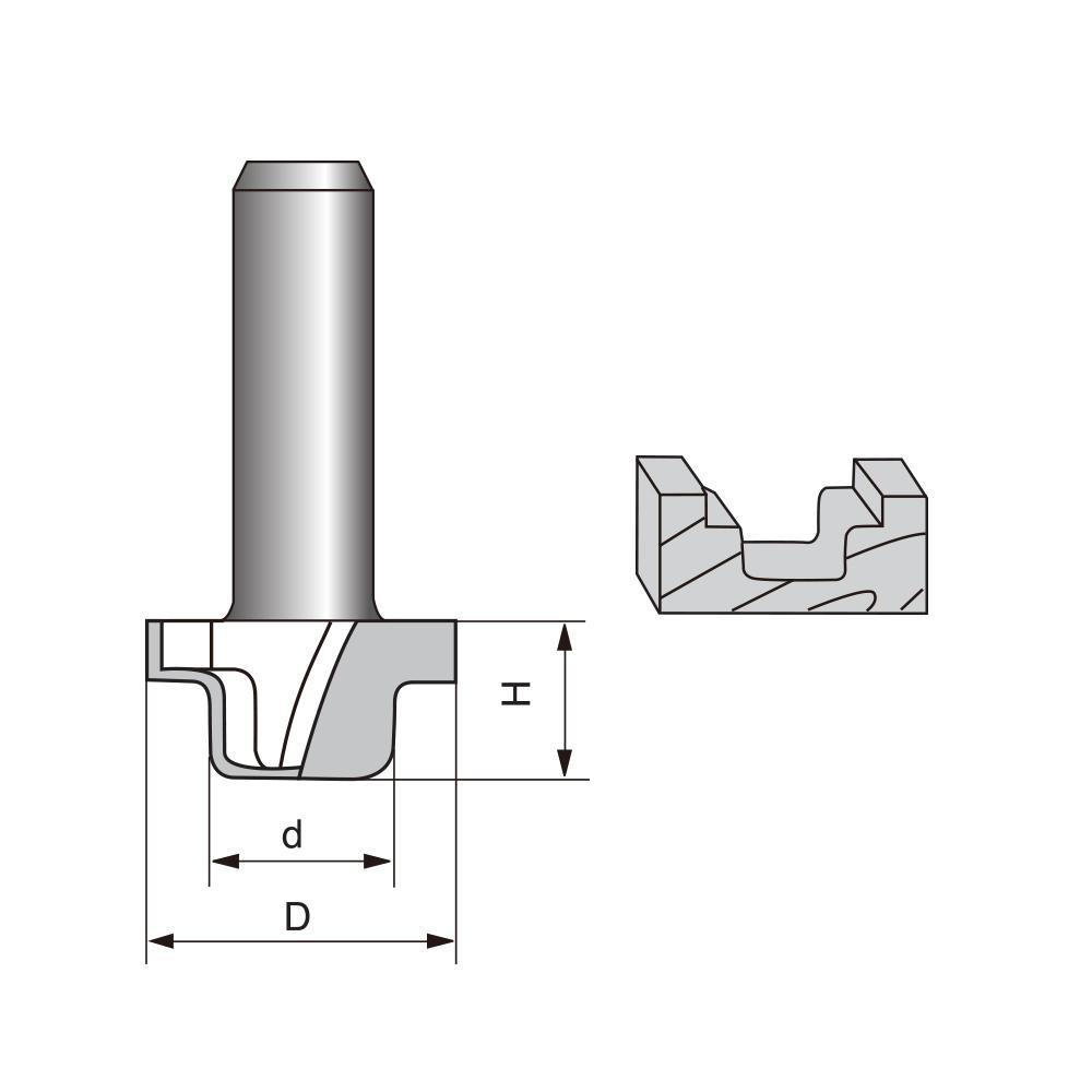 Classical Groove Router bit-0508A – FindBuyTool
