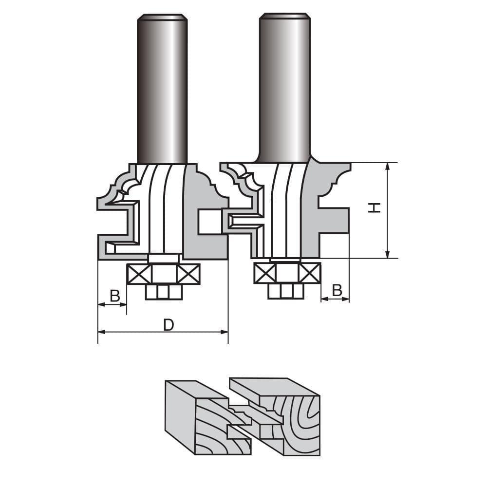Classical Stile & Rail Assembles Router Bit Set – FindBuyTool