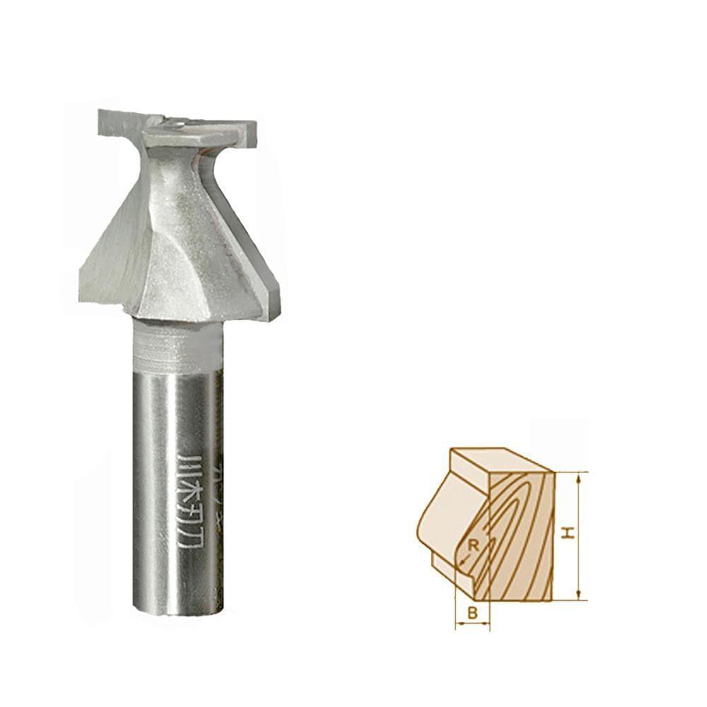 Door Lip & Finger/Drawer Pull Router bit-Nose Shape – FindBuyTool