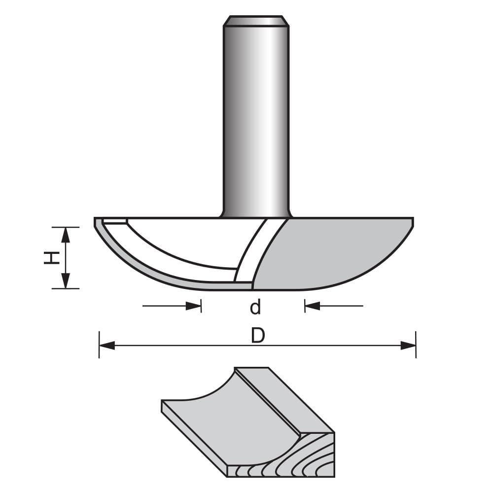 Horizontal Crown Router Bit-1942 – FindBuyTool