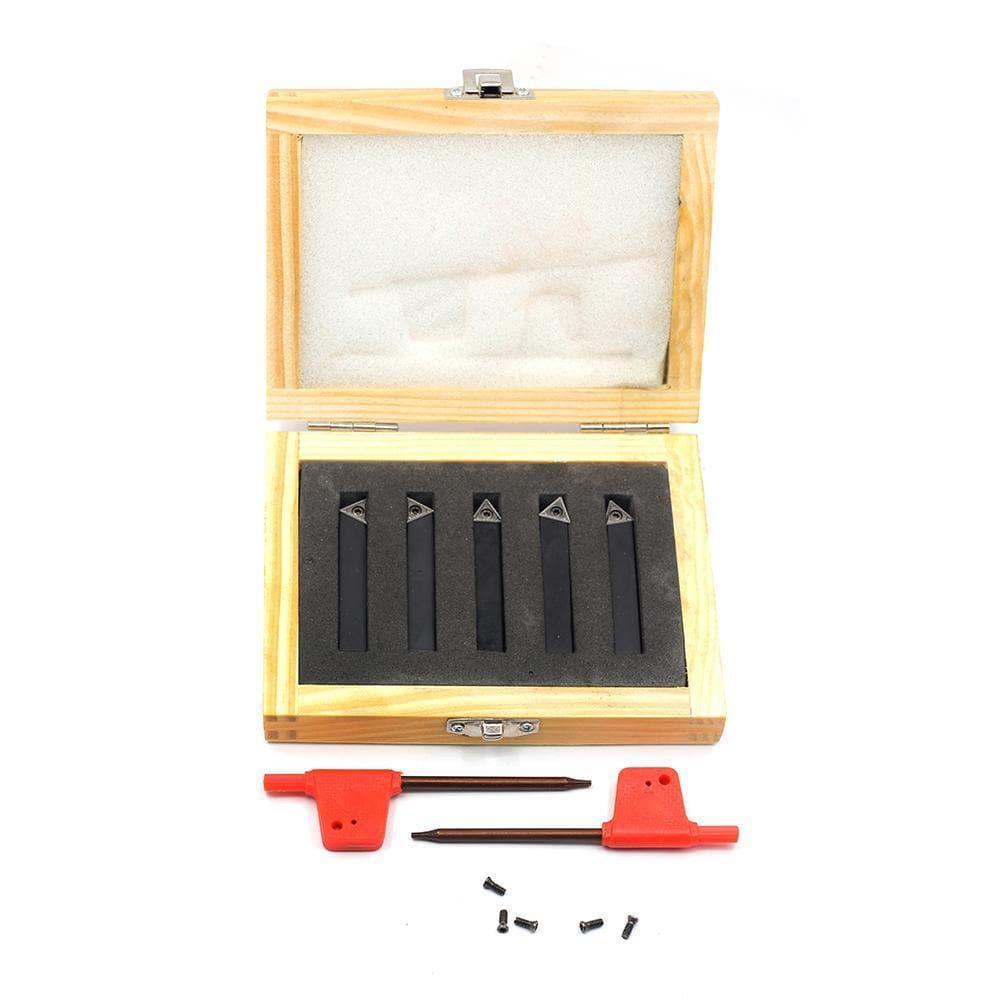Indexable Mini Turning Tool Set, 5/16Inch, 5Pcs – FindBuyTool