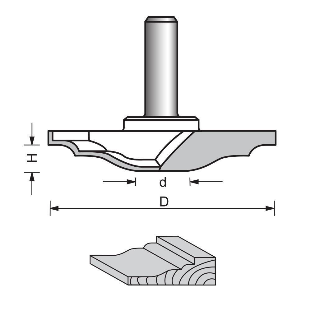 Raised Panel Router Bit-1922A – FindBuyTool