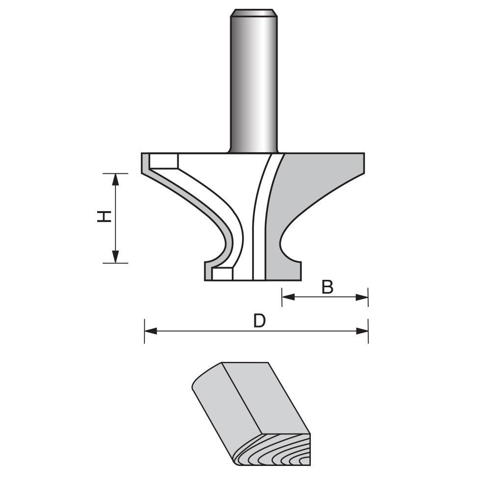 Table Edge Beading Router bit – FindBuyTool