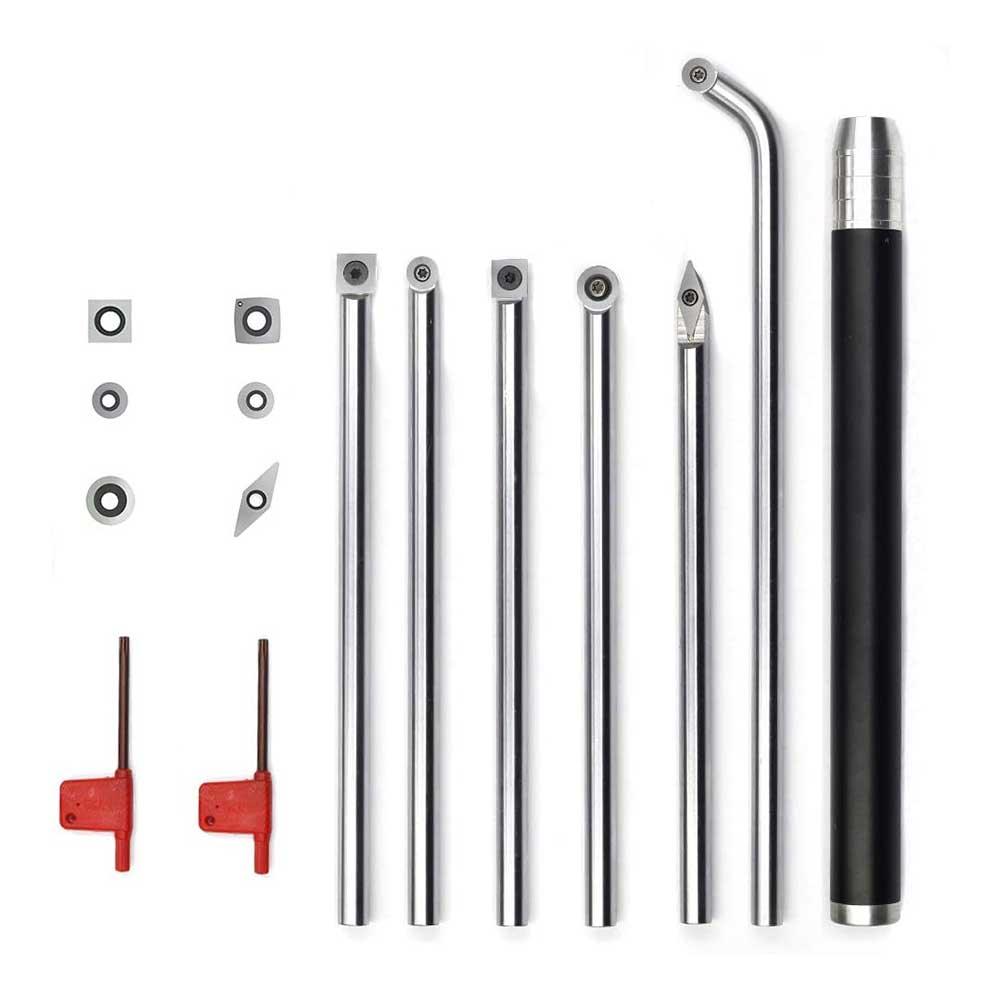 Ensemble d'outils à outils à outils plus rugueux en carbure de bois et ...